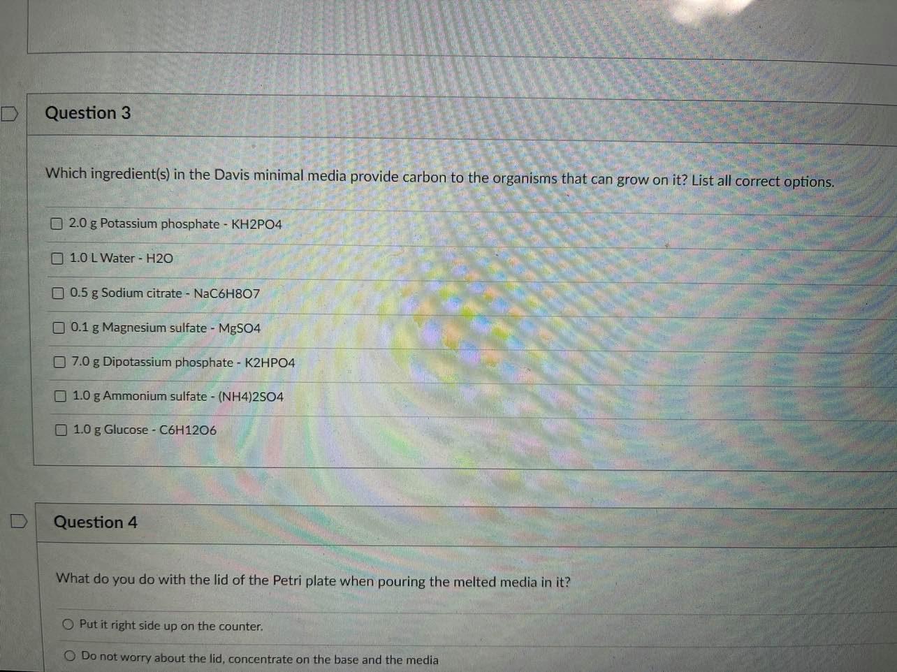 Solved Which of the following is a complex medium, and which | Chegg.com