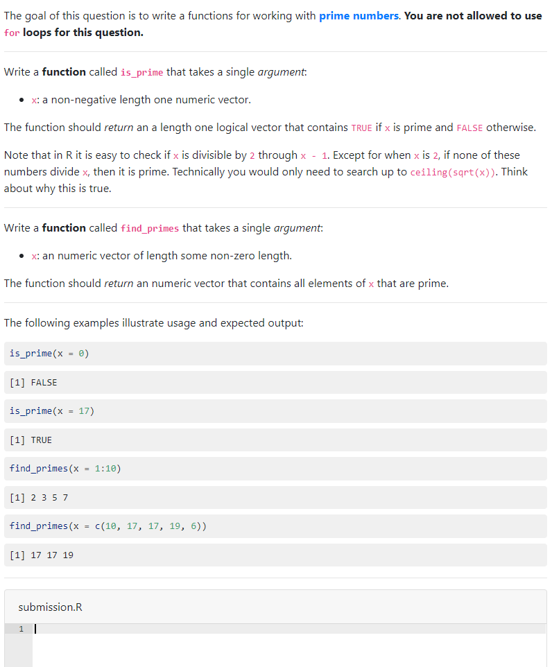 Solved The goal of this question is to write a functions for | Chegg.com