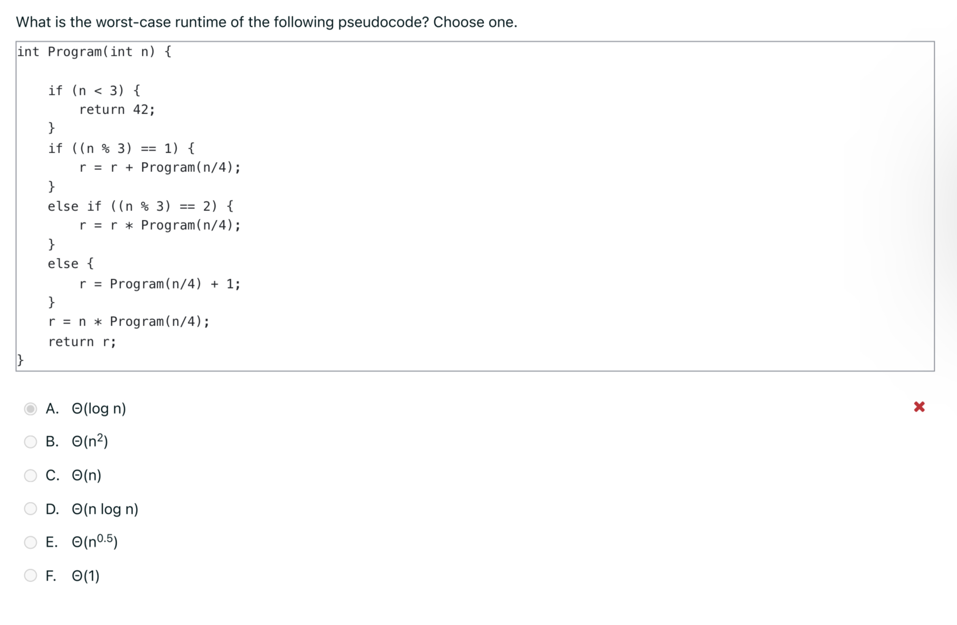 Solved int Program(int n ) \{ if (n