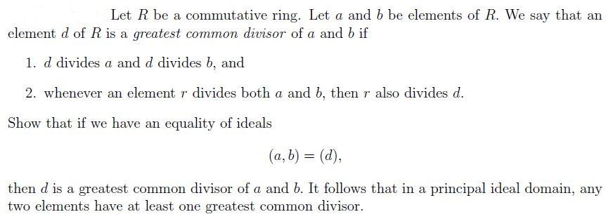 Solved Let R be a commutative ring. Let a and b be elements | Chegg.com