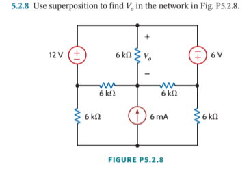 Solved 5.1.3 Find Io in the network in Fig. P5.1.3 using | Chegg.com