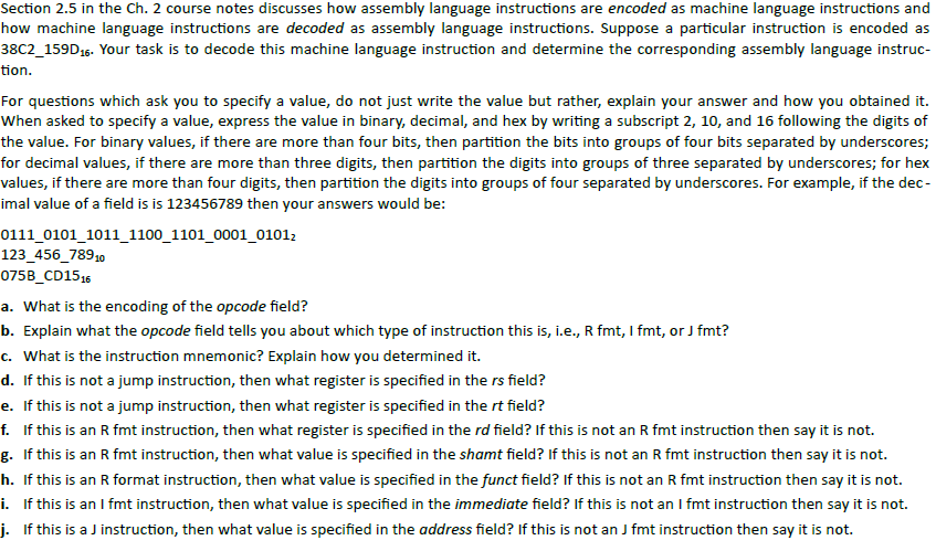 Solved Section 2.5 in the Ch. 2 course notes discusses how | Chegg.com