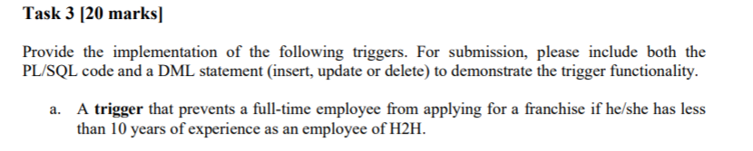 Solved The list of tables available for this assignment is | Chegg.com