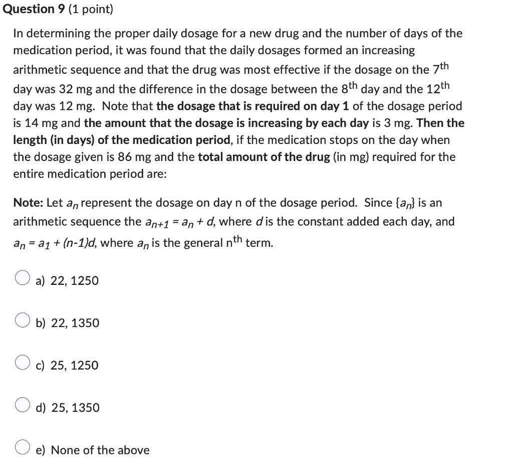 Solved In determining the proper daily dosage for a new drug | Chegg.com