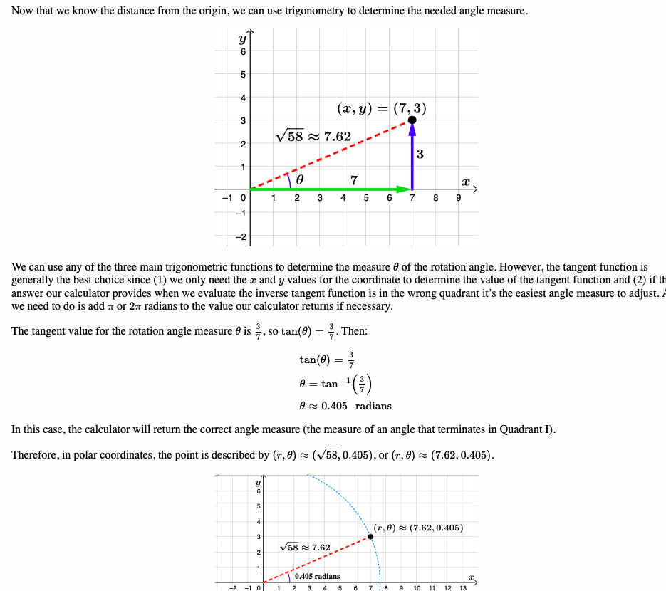 Solved Now that we know the distance from the origin, we can | Chegg.com