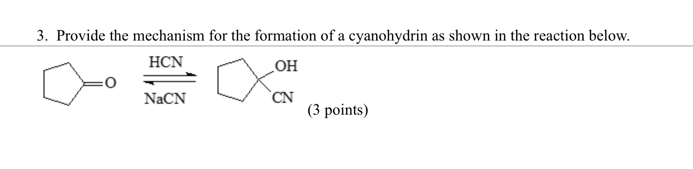 Solved 3. Provide the mechanism for the formation of a | Chegg.com
