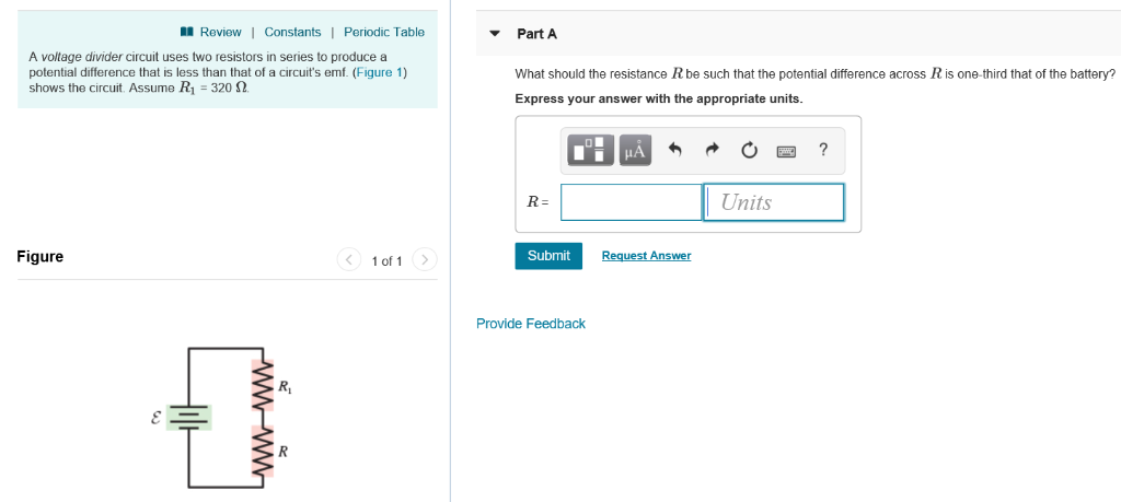 Solved Review 1 Constants Periodic Table Part A A voltage | Chegg.com