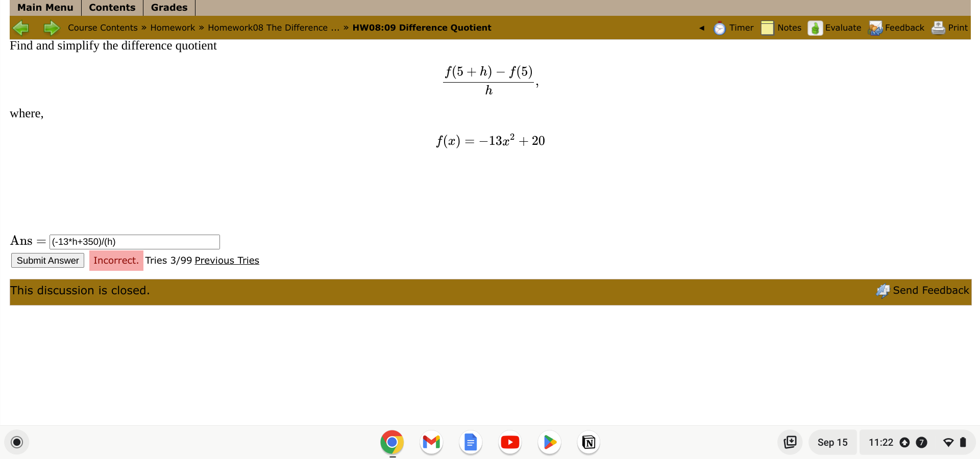 Solved Find and simplify the difference quotient | Chegg.com