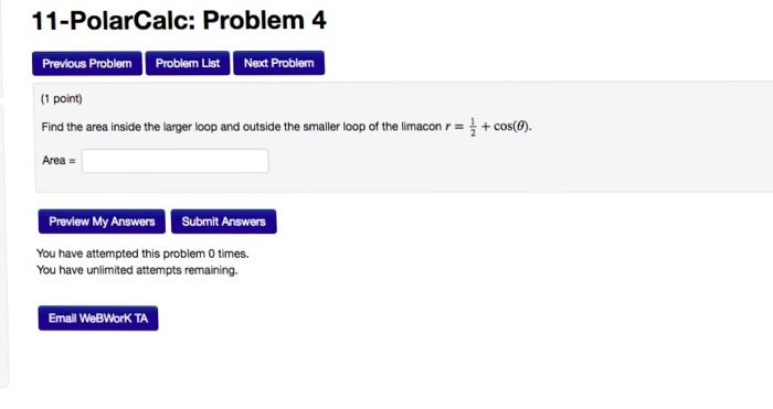 Solved 11-PolarCalc: Problem 4 Previous Problem Problem | Chegg.com