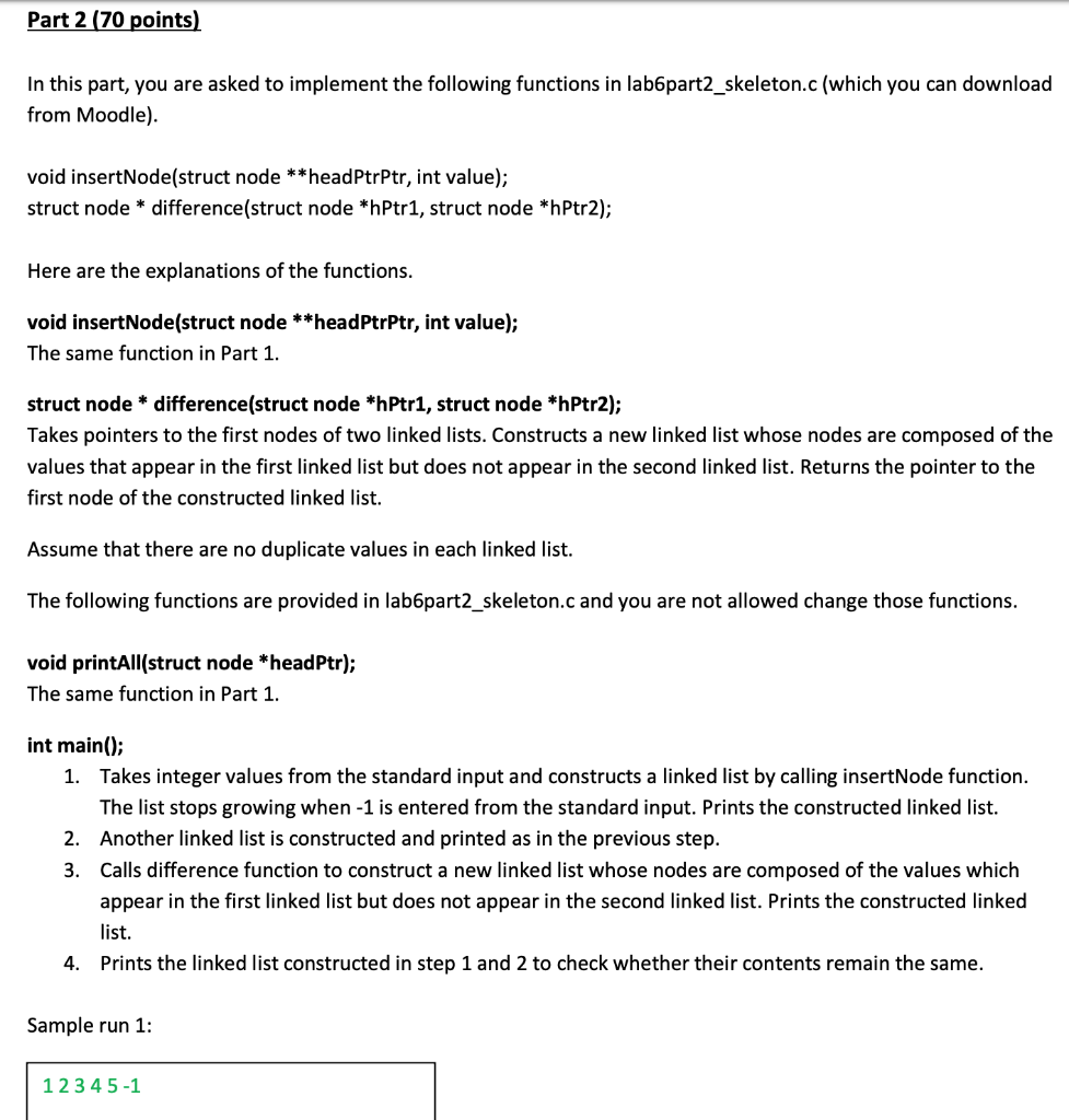 Solved Part 1 (30 points) In this part, you are asked to | Chegg.com