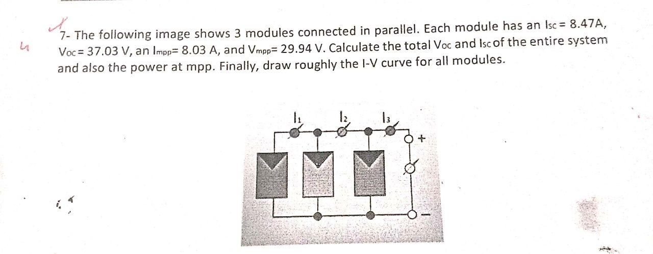 Solved u 7- The following image shows 3 modules connected in | Chegg.com