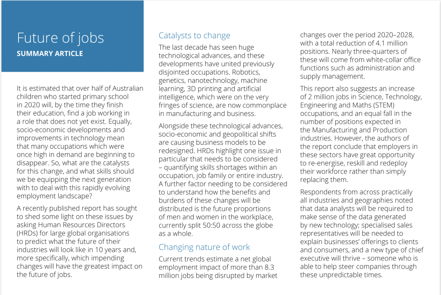 The number of employees employed by the large global | Chegg.com