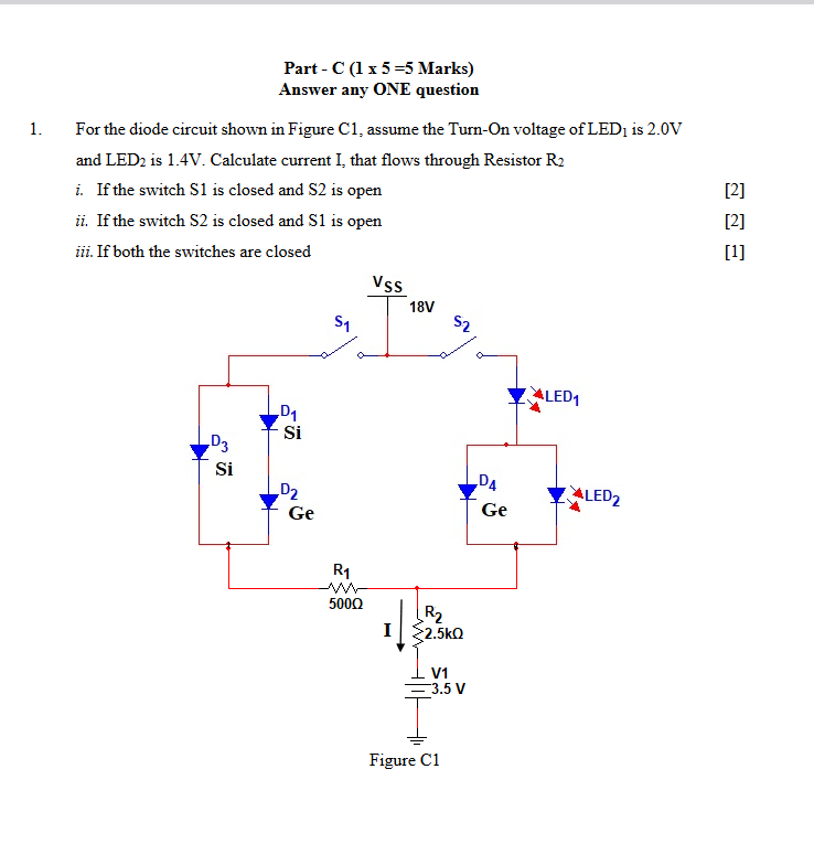 Part - ﻿C (1 ﻿x 5 =5 ﻿Marks)Answer any ONE | Chegg.com