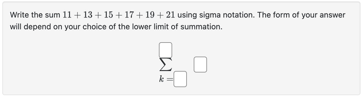 Solved 9+29+39+49+59+69+79+89Write the sum 11+13+15+17+19+21 | Chegg.com