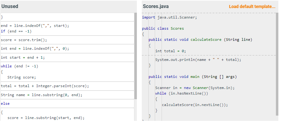 Solved We can read the file one line at a time and use the | Chegg.com