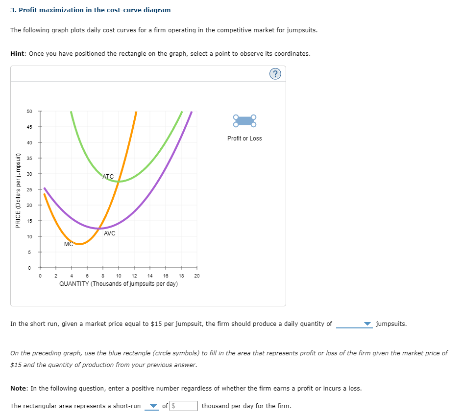 Solved 3. Profit maximization in the cost-curve diagram The | Chegg.com