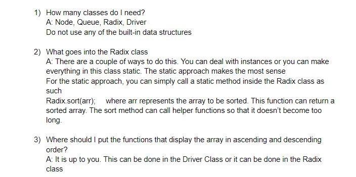 Solved In Java please Come up with an unsorted array of | Chegg.com