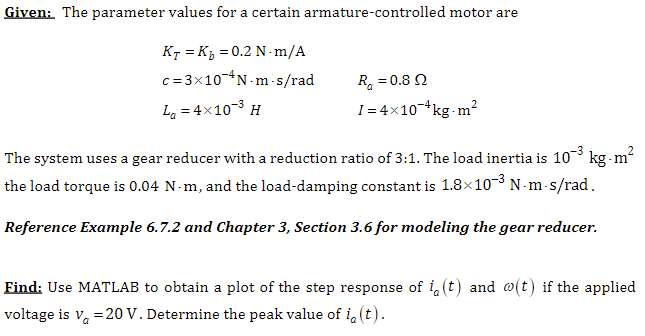 Given: The parameter values for a certain | Chegg.com