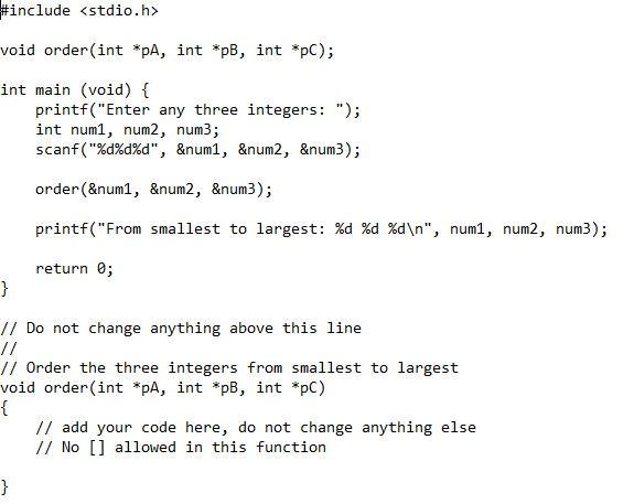Solved Name this program order.c- You can download the | Chegg.com