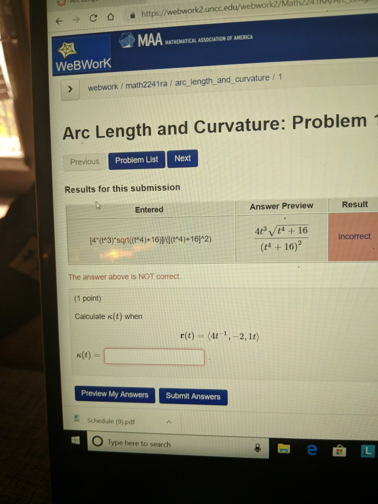 Solved 0OAIL KCahttps//webwork2.uncc.edu/webwork2/Math224 €{ | Chegg.com