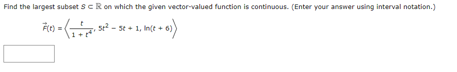 Solved Find the largest subset sc R on which the given | Chegg.com
