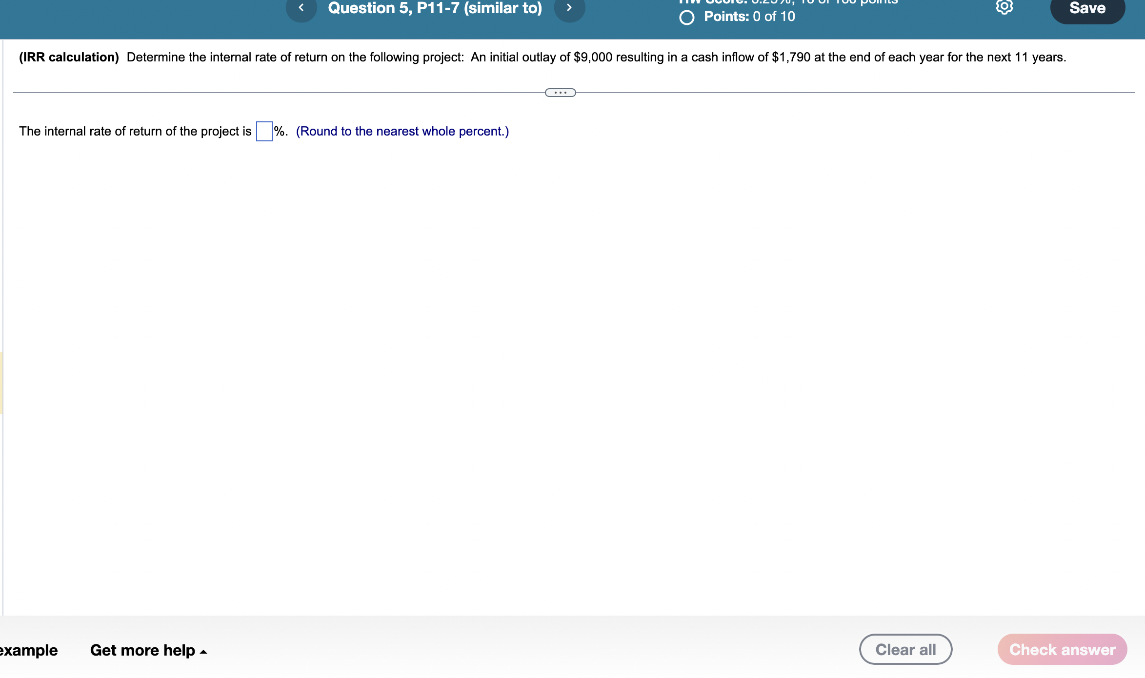 Solved (IRR calculation) ﻿Determine the internal rate of | Chegg.com