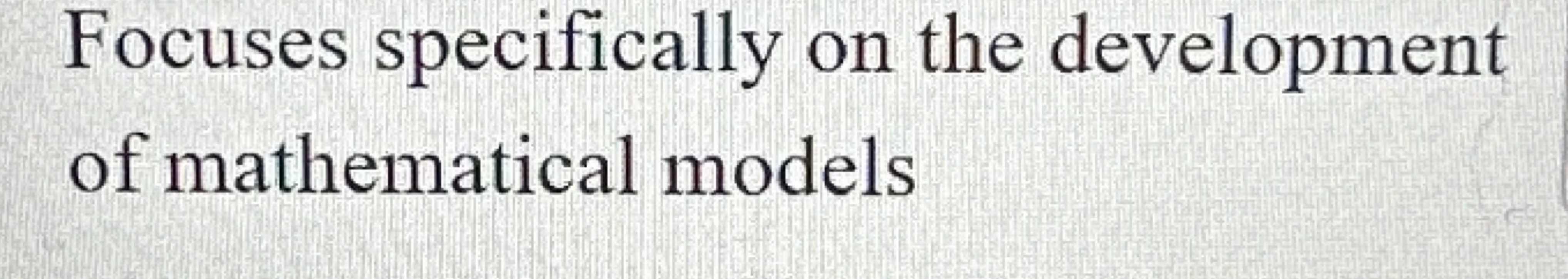 Solved Focuses specifically on the developmentof | Chegg.com