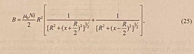 Solved In the Helmholtz Coils lab you will measure the | Chegg.com