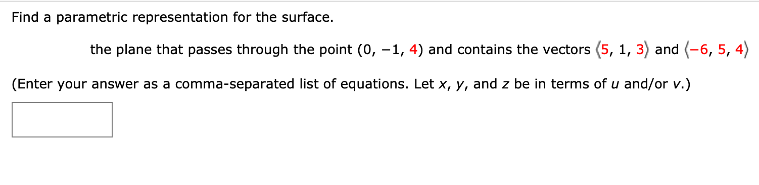 Solved Find a parametric representation for the surface.the | Chegg.com