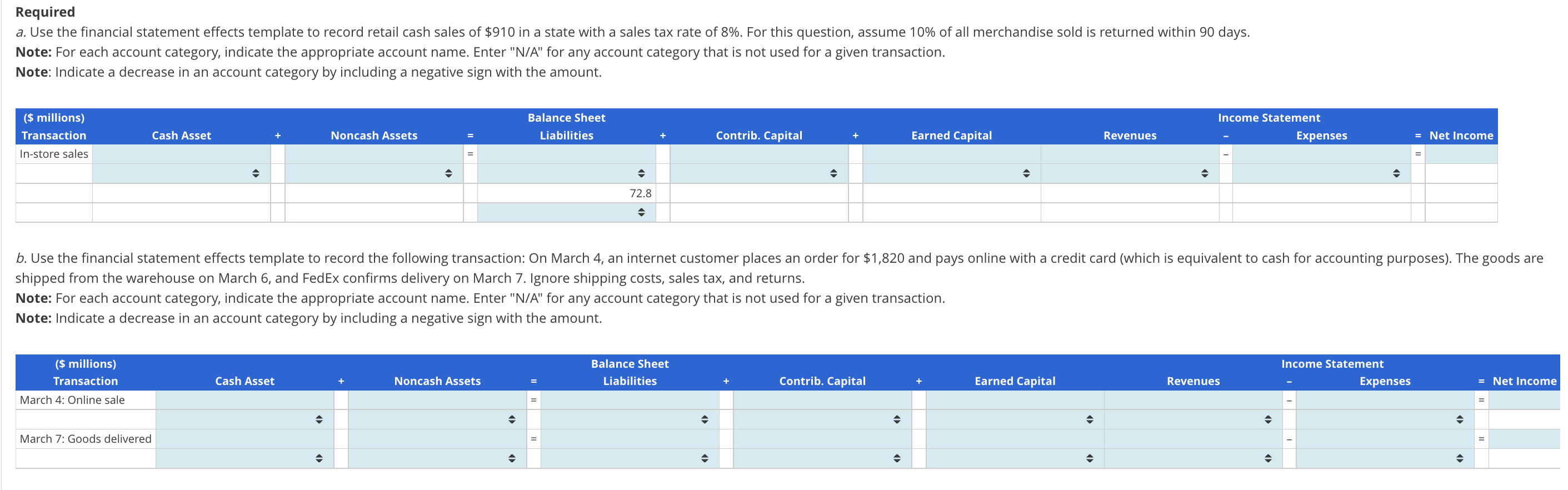 Solved Revenue Recognition and Sales Allowances Target | Chegg.com