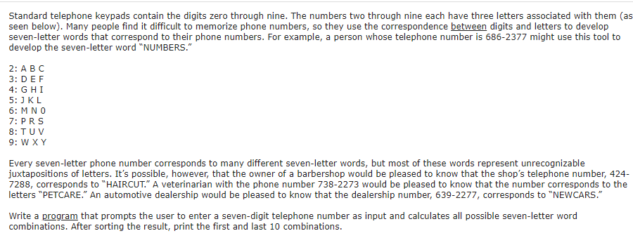 Solved Standard telephone keypads contain the digits zero | Chegg.com