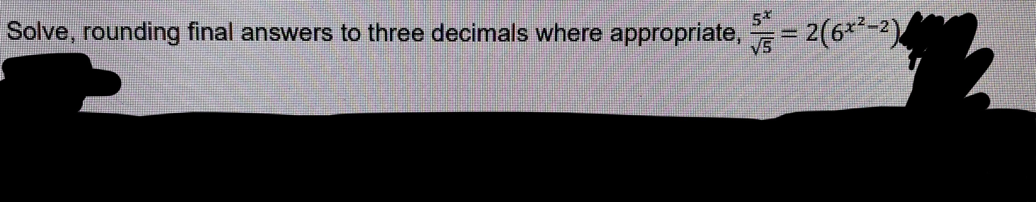 Solved Solve, rounding final answers to three decimals where | Chegg.com