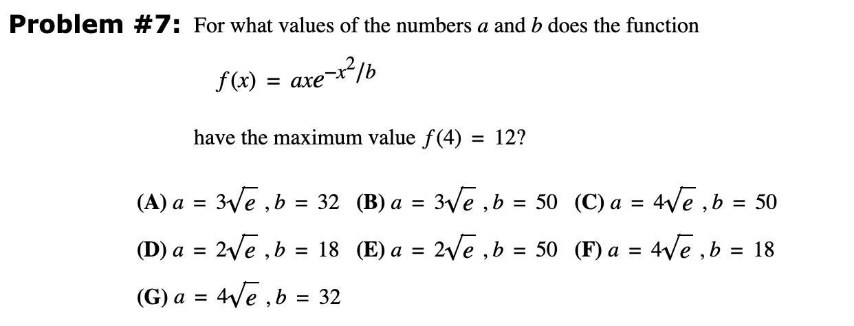 Solved Problem \#4: Find the two critical points of the | Chegg.com