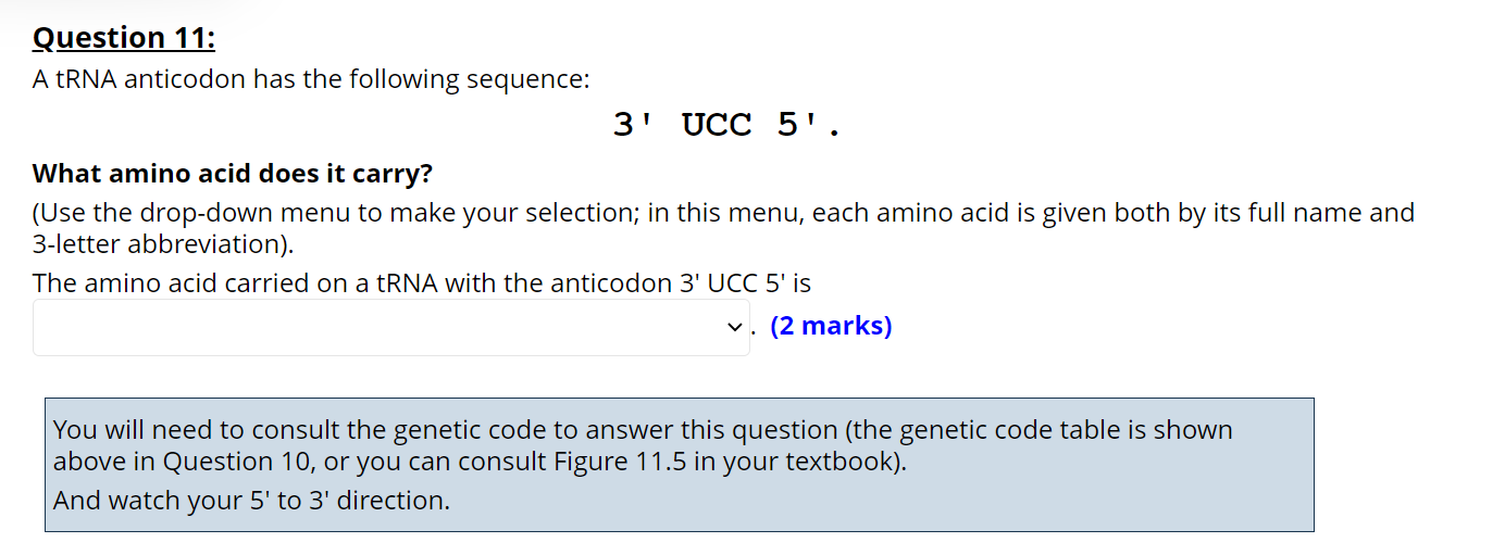 Solved Question 10: The genetic code consists of 64 triplets | Chegg.com