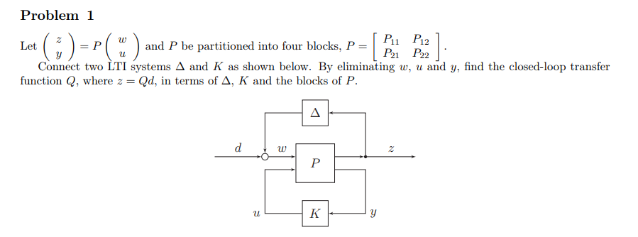 Solved Problem 1 P ( ;)=P( P() 2] Let and P be partitioned | Chegg.com