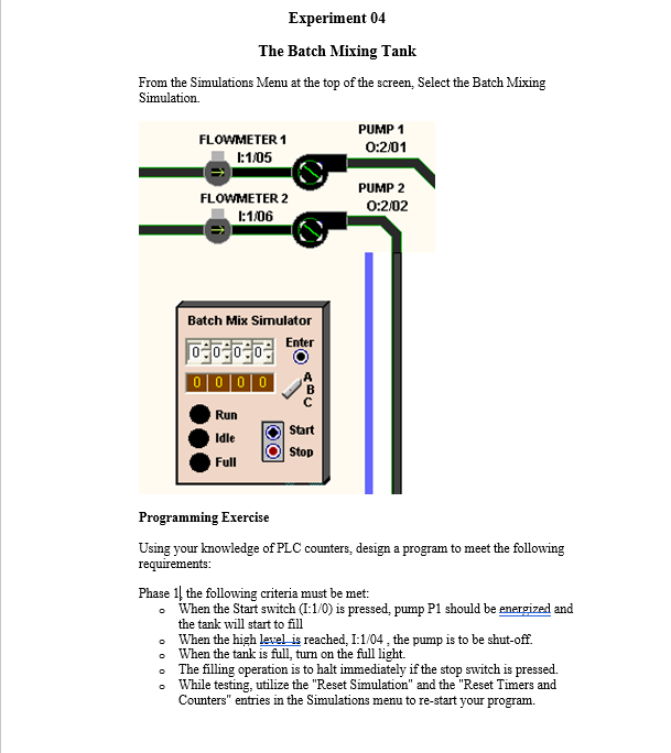 Solved *WE'RE USING LOGIX PRO SIMULATOR FOR THIS PROBLEM* *I | Chegg.com