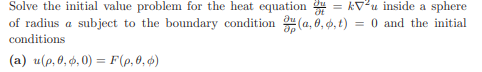 Solved де Solve the initial value problem for the heat | Chegg.com