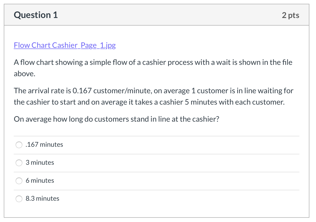Solved Question 1 2 pts Flow Chart Cashier_Page_1.jpg A flow | Chegg.com