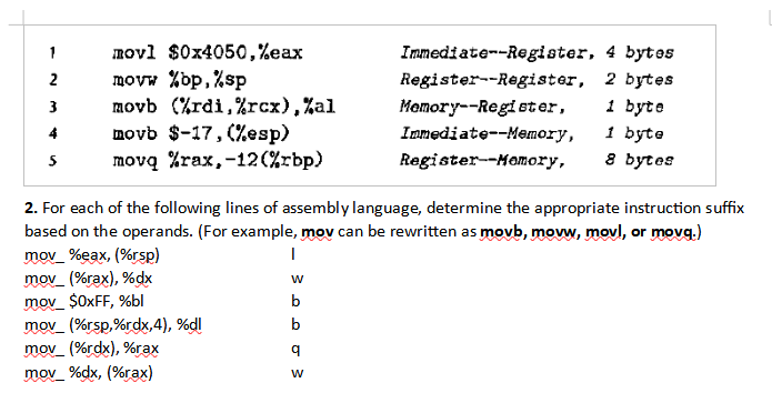 1 Assume The Following Values Are Stored At The 