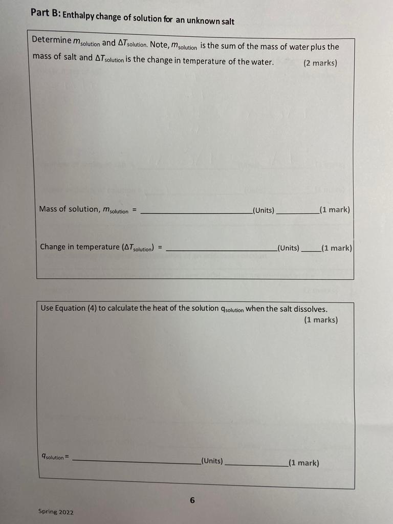 Solved Hello... I need your help with chemistry 1 lab: The | Chegg.com