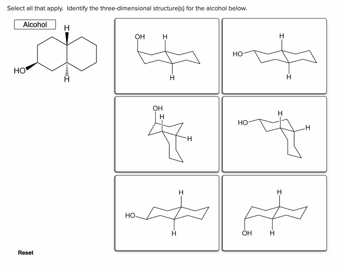 Solved Select all that apply. Identify the three-dimensional | Chegg.com