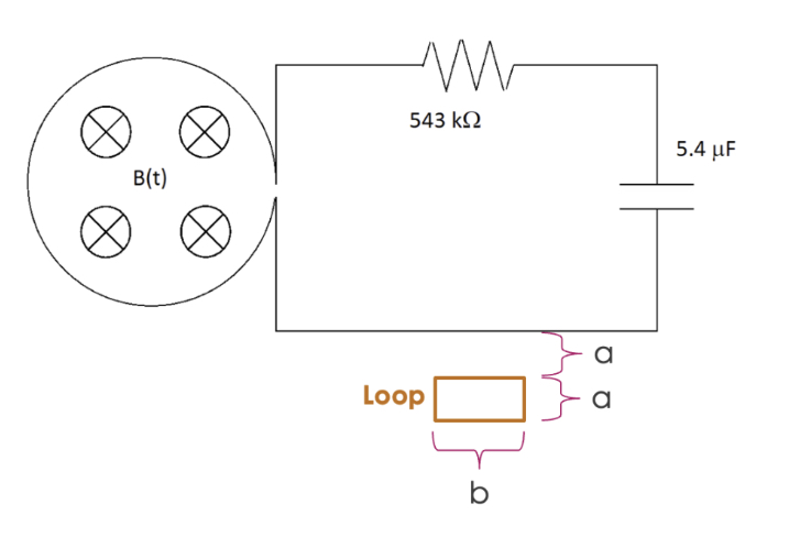 Solved A rectangular loop of wire is placed below the | Chegg.com