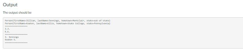Solved Methodspublic String toString() returns this object | Chegg.com
