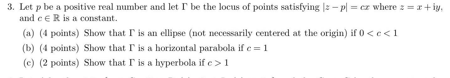 Solved 3. Let p be a positive real number and let Γ be the | Chegg.com