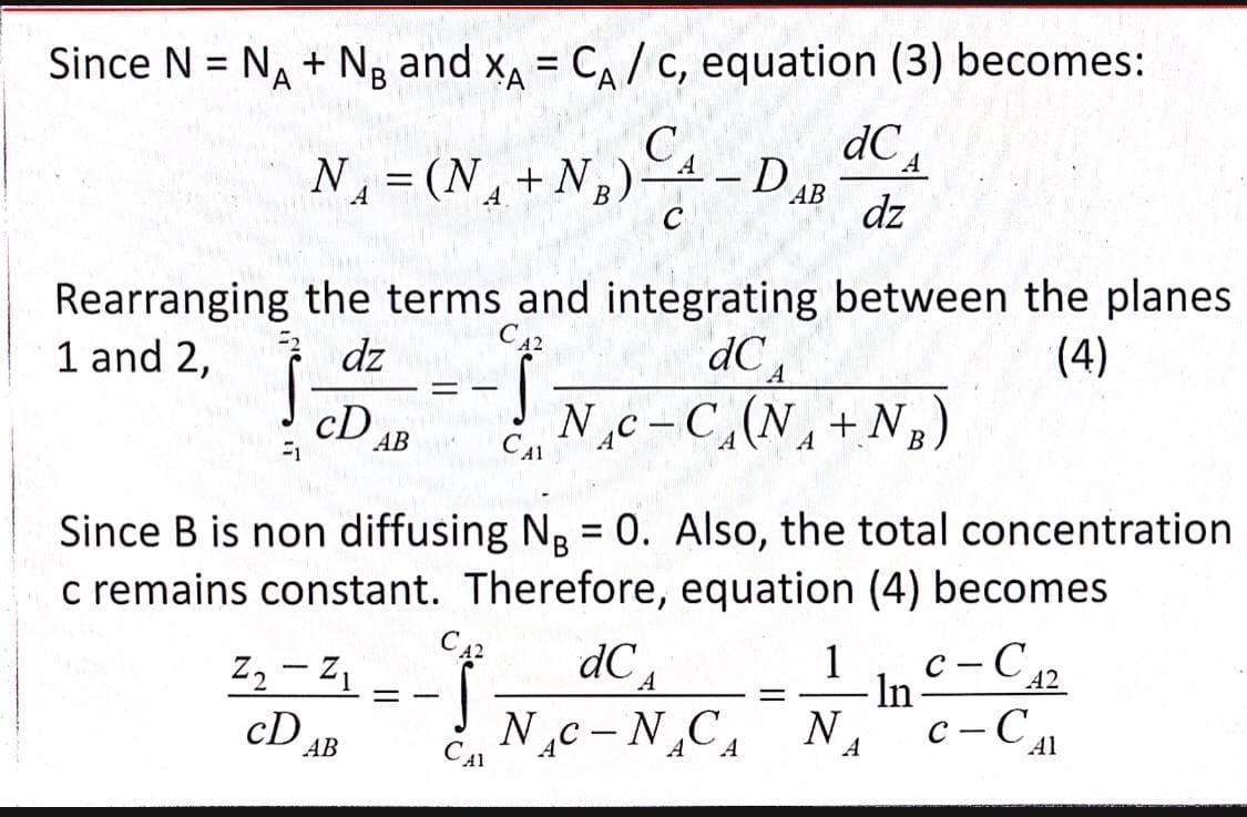 Solved To show step by step derivation from equation 3 to | Chegg.com