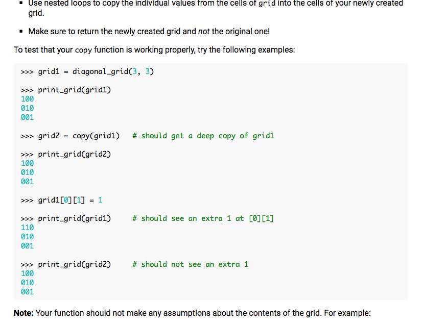 Solved 2. As we've seen in lecture, copying a list variable | Chegg.com
