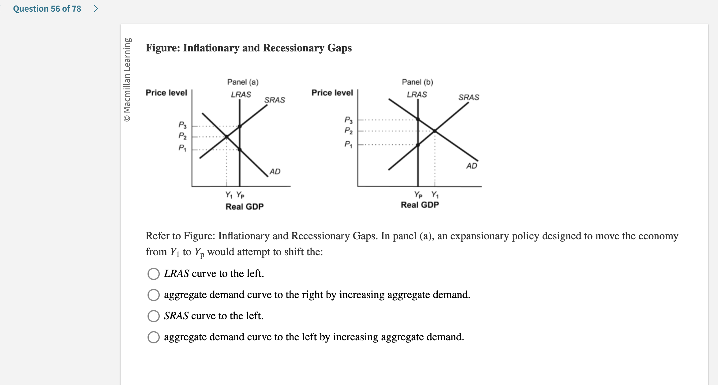 Solved Figure: Inflationary and Recessionary Gaps Refer to | Chegg.com