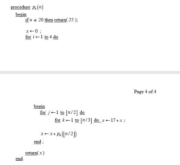 Solved 1 Write A Recurrence Relation Describing The Worst 