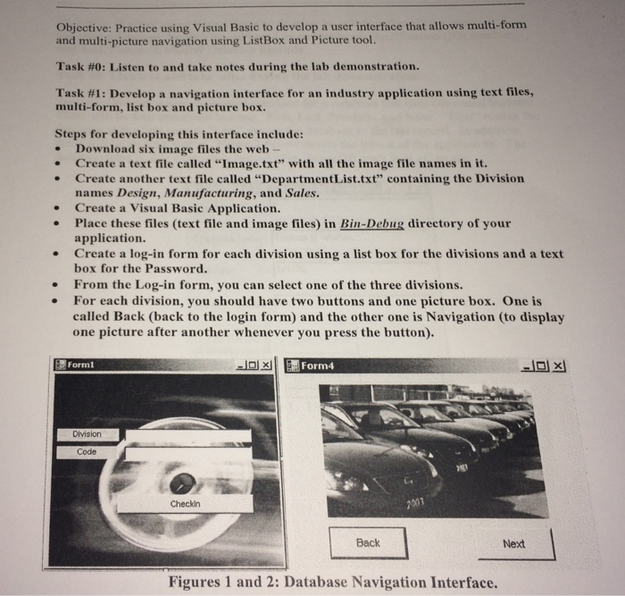 Solved Objective: Practice using Visual Basic to develop a | Chegg.com