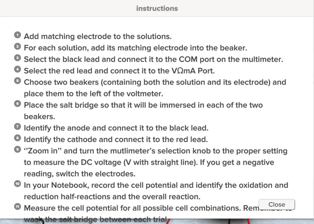 Lab Notebook OXIDATION Half-Reaction REDUCTION | Chegg.com